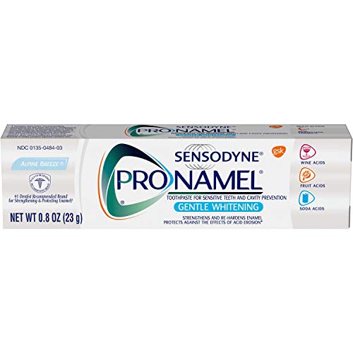 Sensodyne Pronamel Toothpaste, Gentle Whitening, Alpine Breeze Travel Size 0.8 Ounce (Pack Of 3)