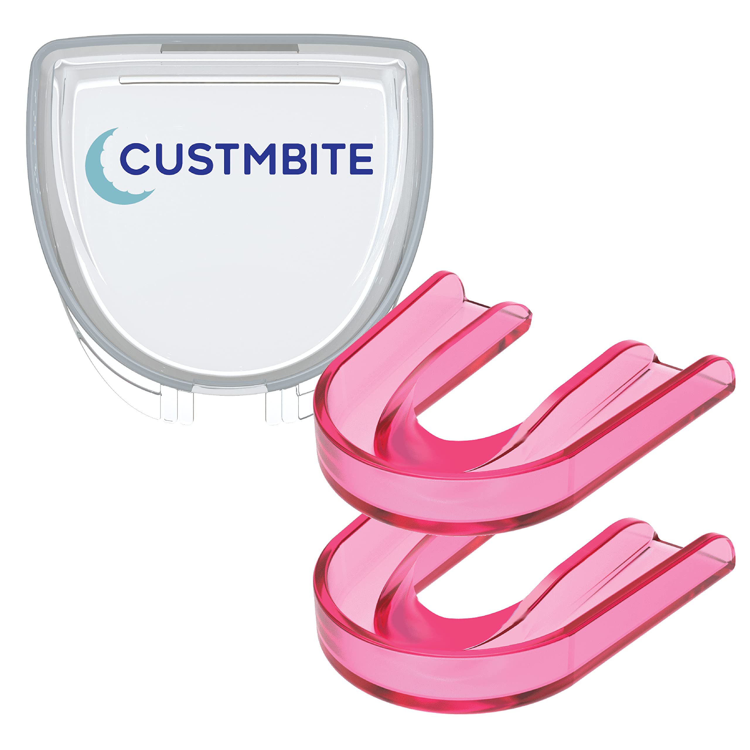 CustMbite Night Guard for Kids, Custom Fit Kids Mouth Guard for Teeth Grinding, Clenching, and Bruxism - Blue, 2 pack