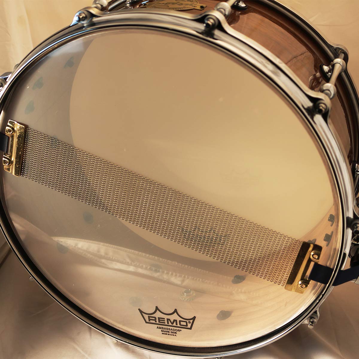 Sawtooth Hickory Wood 14X6.5” Snare Drum, Natural Gloss, 14"x 6.5" (ST-HSD-14x6.5)