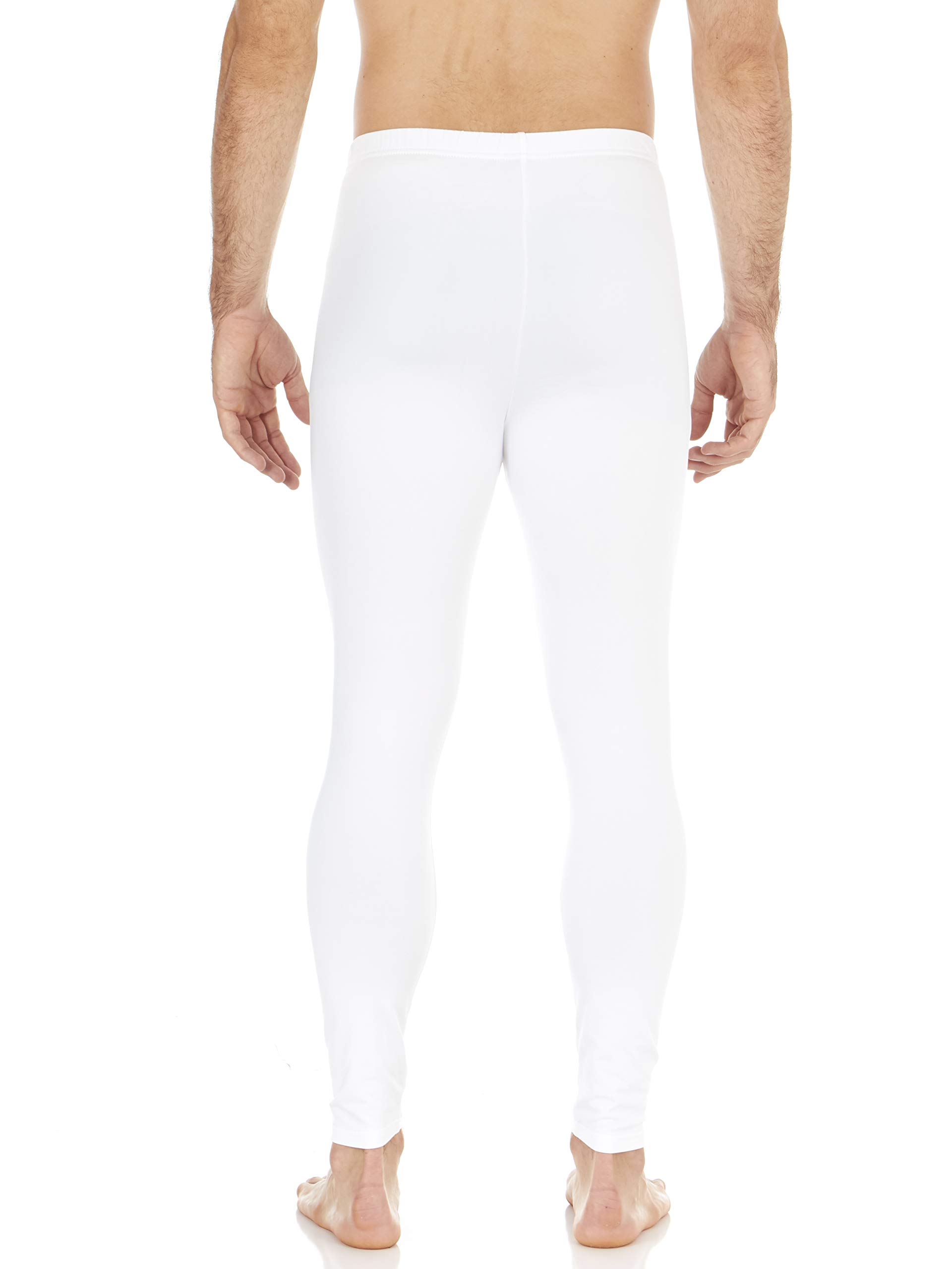 Bodtek Mens Thermal Underwear Pants Premium Long Johns Fleece Lined Base Layer Bottom (Black, Medium)