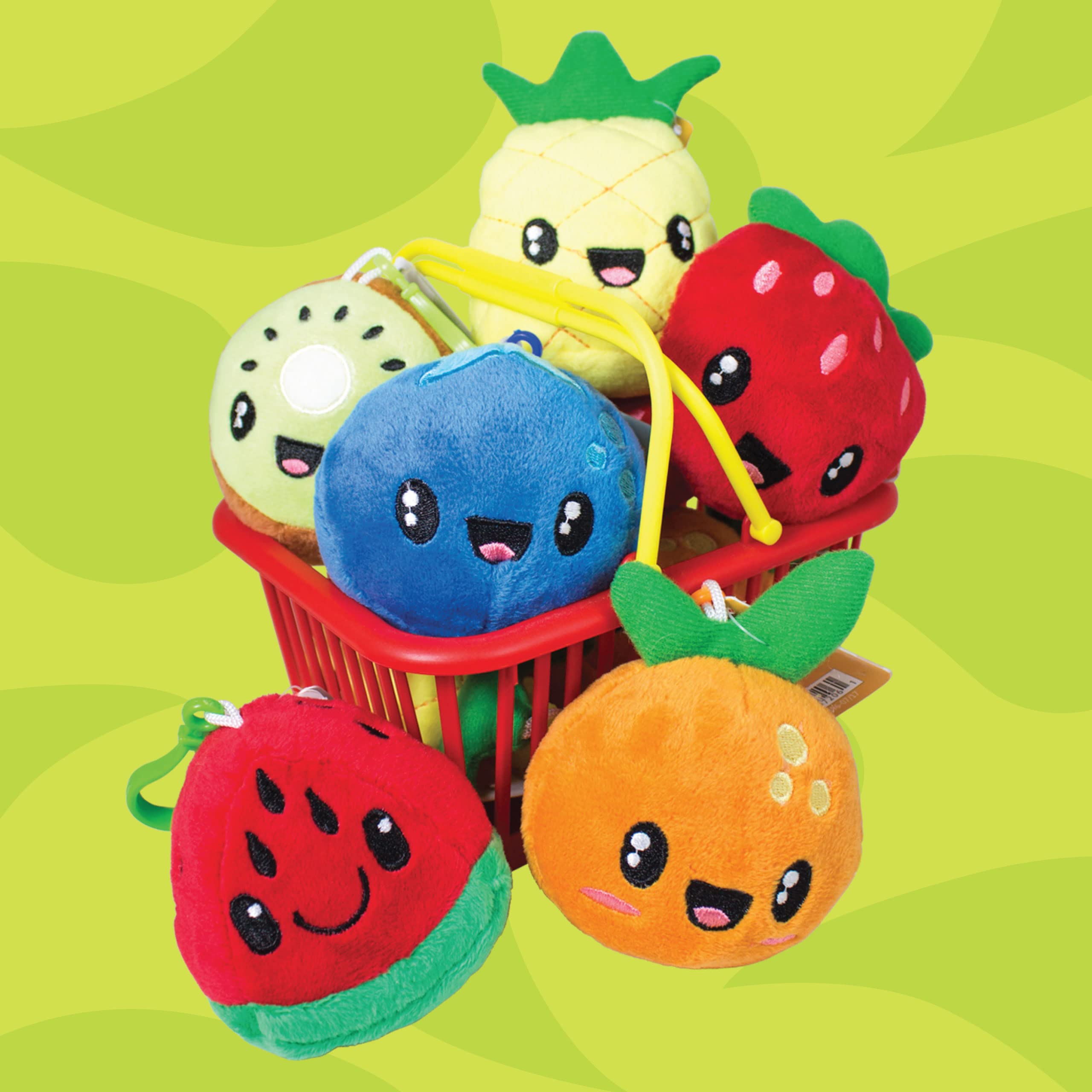 Scentco Fruit Troop Backpack Buddies - Scented Plush Toy Clips (Orange)