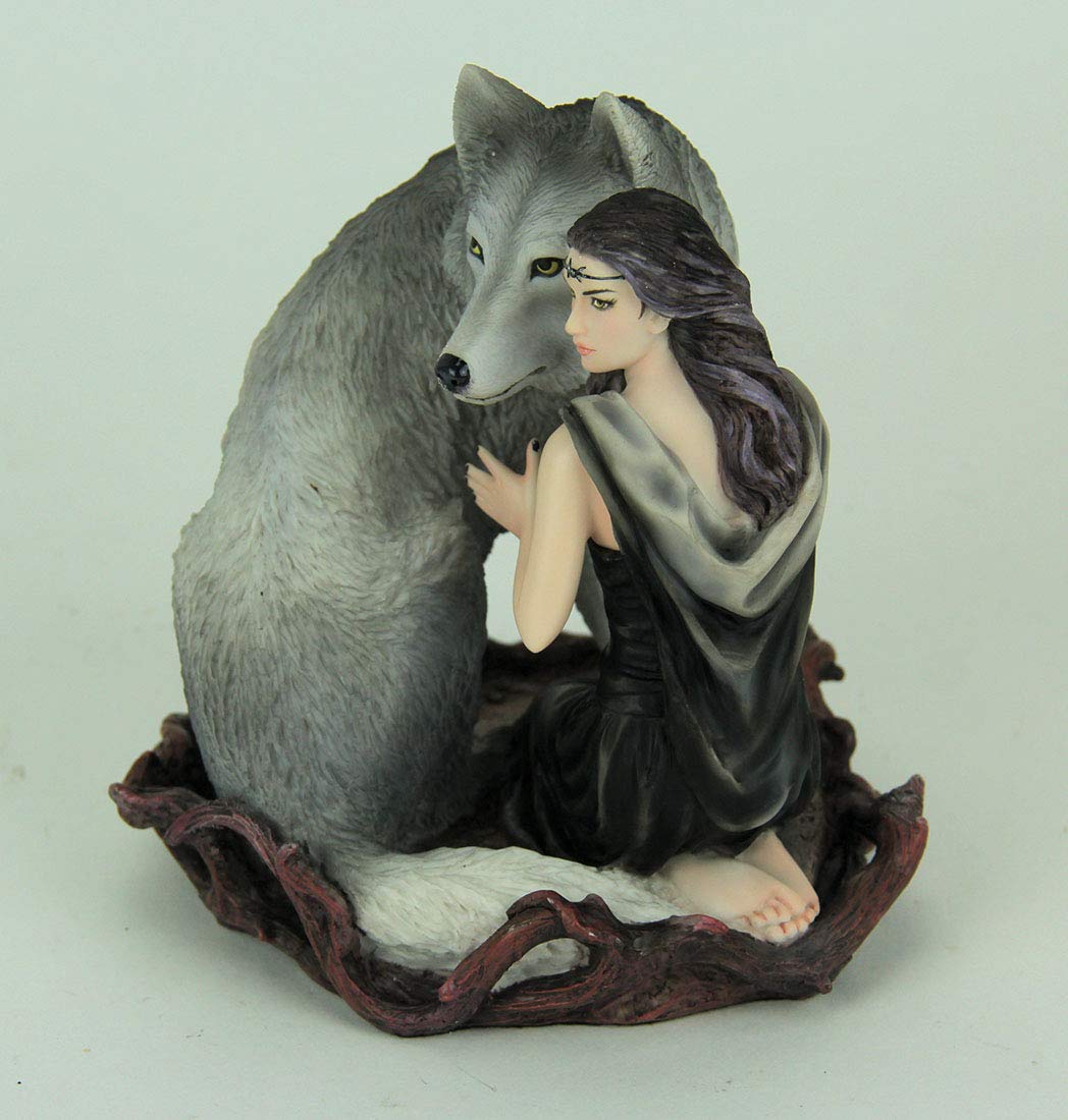 Veronese Design Anne Stokes Soul Bond Hand Painted Statue