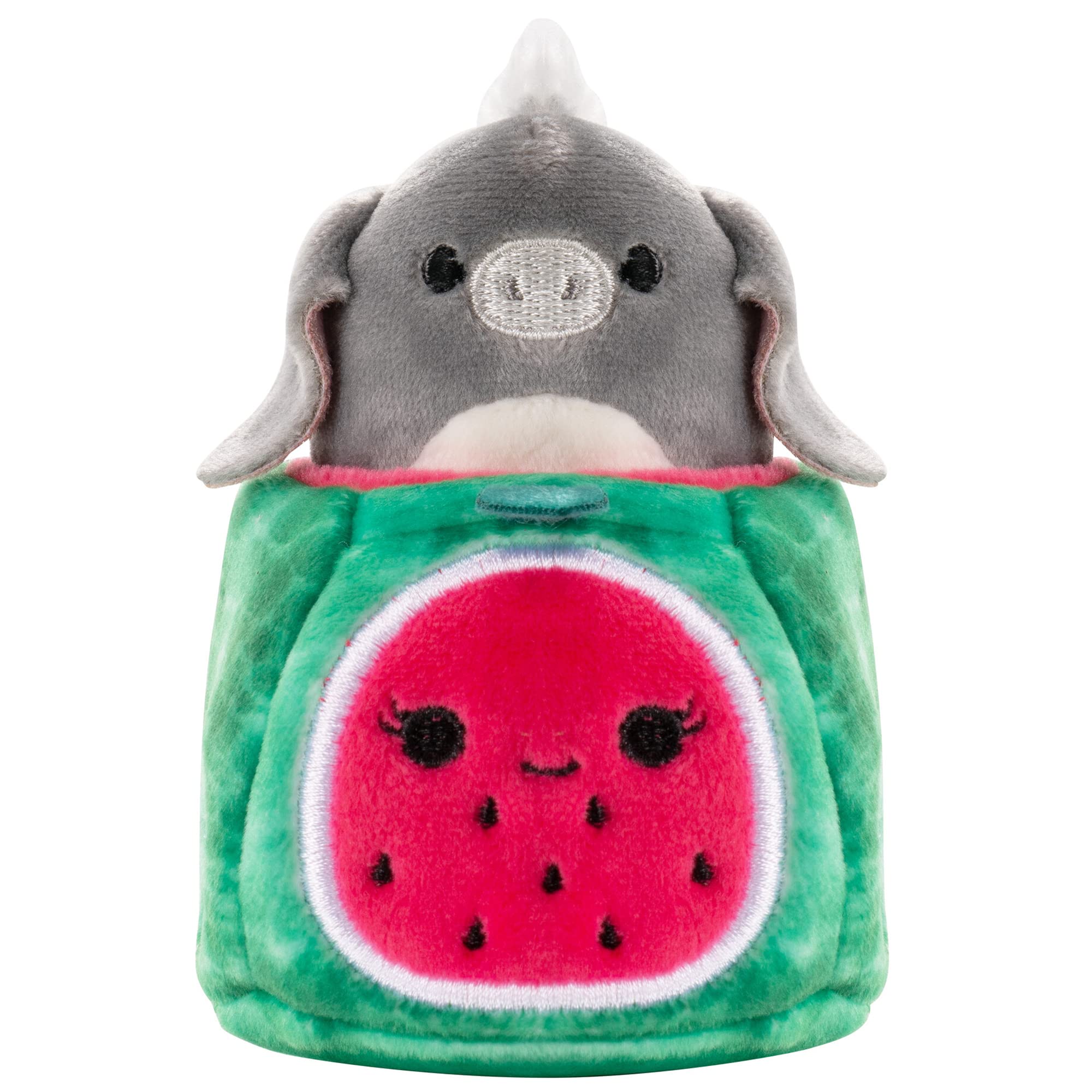 Squishville by Original Squishmallows - Four 2-Inch Squishmallows Plush and Bug-Mobiles Vehicles - Toys for Kids