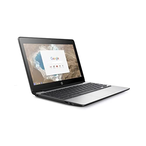 HP Chromebook 11 G5 11.6" 4GB 16GB eMMC Celeron® N3060 1.6GHz ChromeOS, Gray (Renewed)