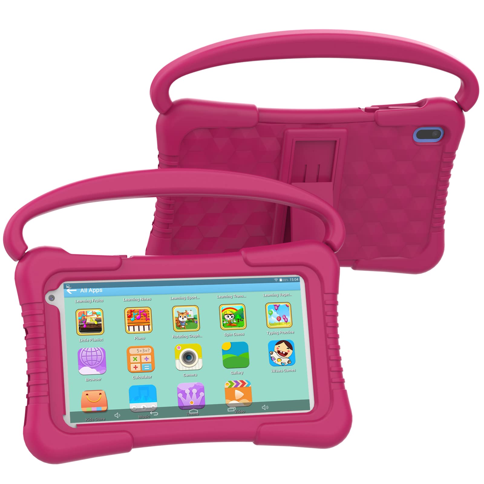 CUPEISI Kids Tablet 7 inch Tablet for Kids WiFi Kids Tablets 32G Android 11 Dual Camera Educational Games Parental Control, Toddler Tablet with Kids Software Pre-Installed Kid-Proof YouTube Netflix