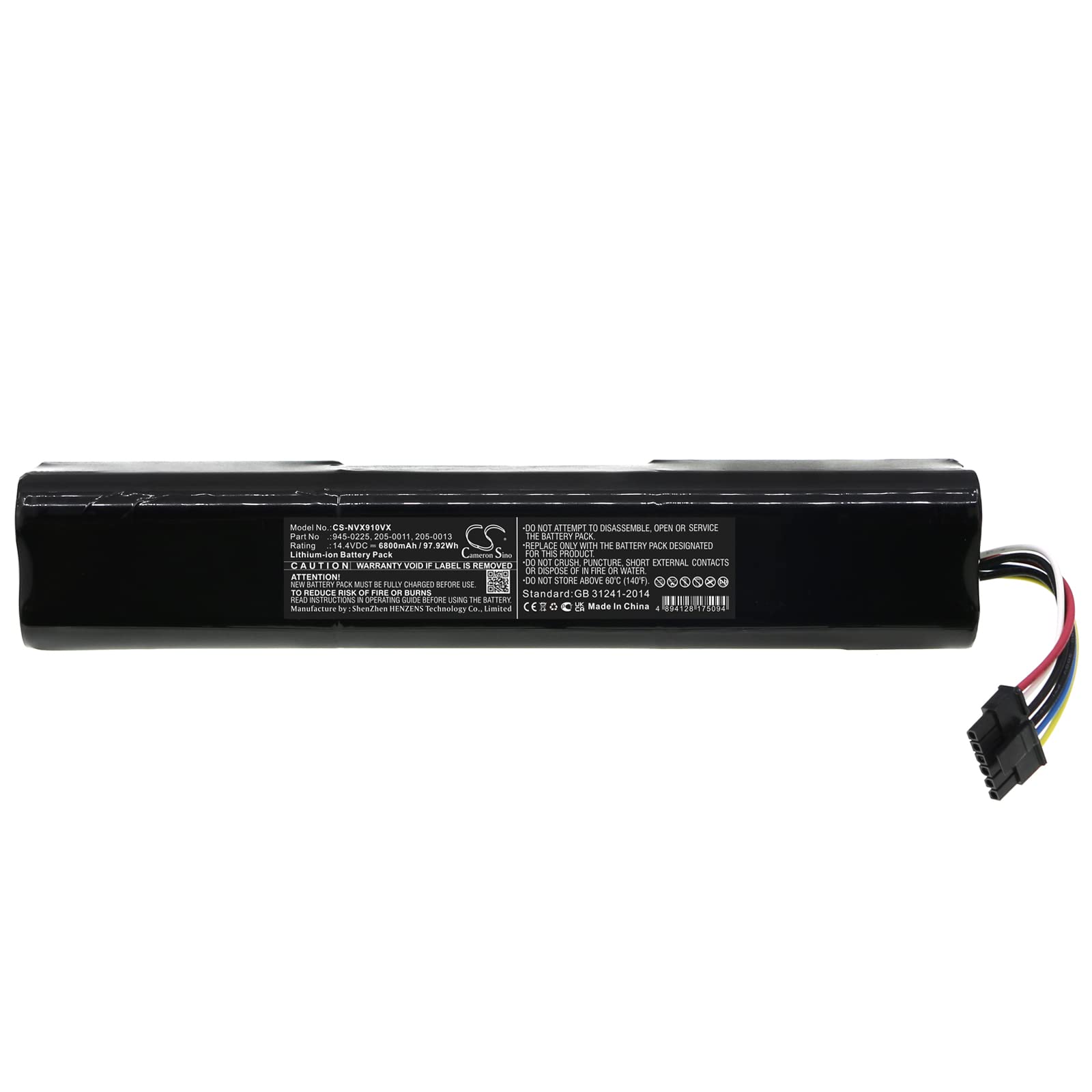 Cameron Sino Battery for Neato Botvac Connected,Botvac D702,Botvac D703,Botvac D703 Connected (945-028,Botvac D705,Botvac D705 Connected P/N:0810841012076,205-0011,205-0013,6800mAh