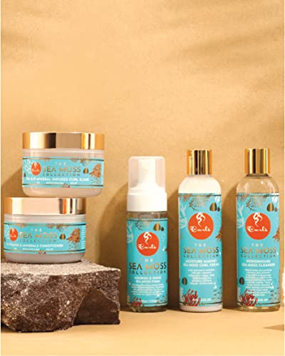 Curls Sea Moss Moisture Magnet Cream - Attracts and Locks In Moisture - Defines, Sculpts Waves, & Controls Frizz - For All Types 8oz, 1 Count