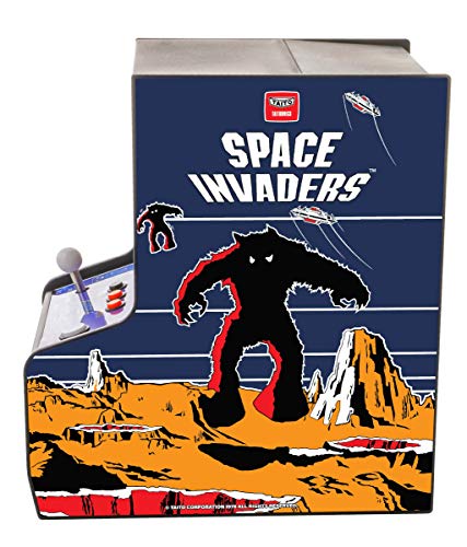My Arcade Space Invaders Micro Player: Mini Arcade Machine Video Game, Fully Playable, 6.75" Collectible Premium Edition