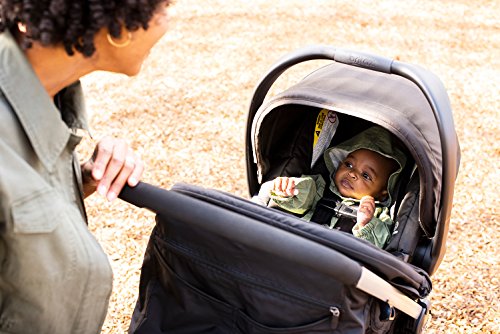 BRITAX B-Lively Travel System with B-Safe 35 Infant Car Seat | One Hand Fold XL Storage Ventilated Canopy, Dove (S05587900)