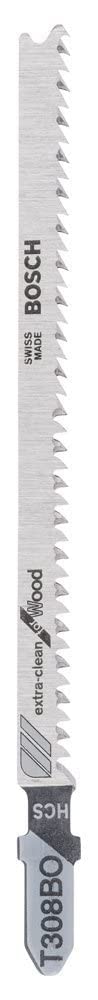 Bosch 2608663867 Jigsaw Blade T308 BO For Wood 3 Pcs