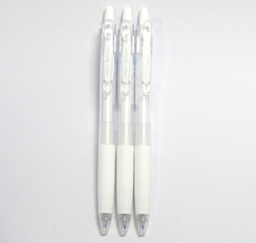 Pilot Juice Gel Ink Pen-0.5 mm-White, 3 pens per Pack (Japan import) [Komainu-Dou Original Package]