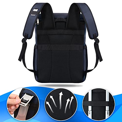 Cooler Backpack 36 Cans, VITARVIX Backpack Coolers Insulated Leak Proof for Hiking, Camping, Picnic, Ice Packs, Waterproof Soft Cooler Bag, Backpack Cooler for Men Women, Blue