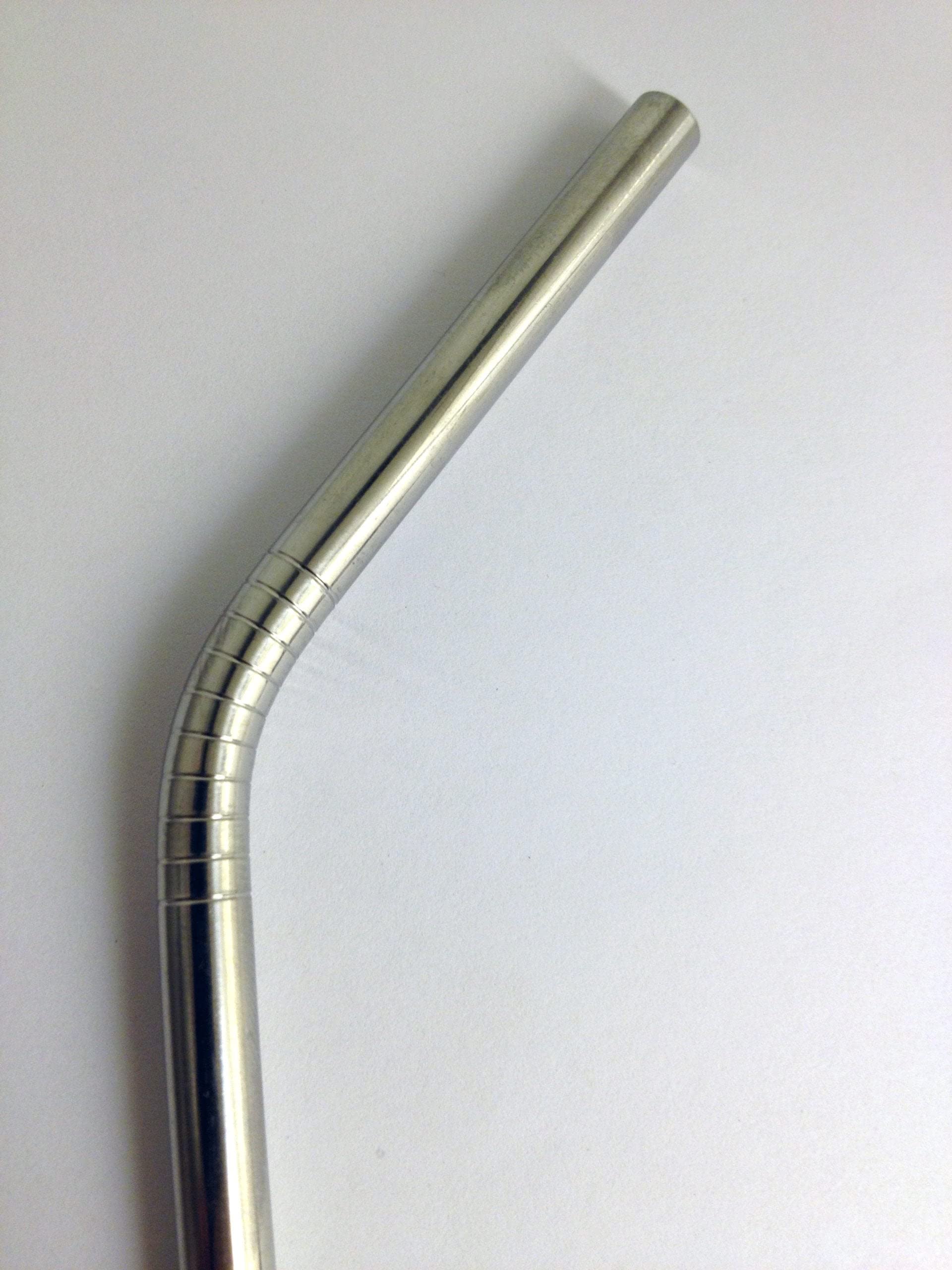 CocoStraw 10 Reusable Straws - Stainless Steel Drinking - Set of 10 + Cleaner - Eco Friendly, SAFE, NON-TOXIC non-plastic- CocoStraw Brand