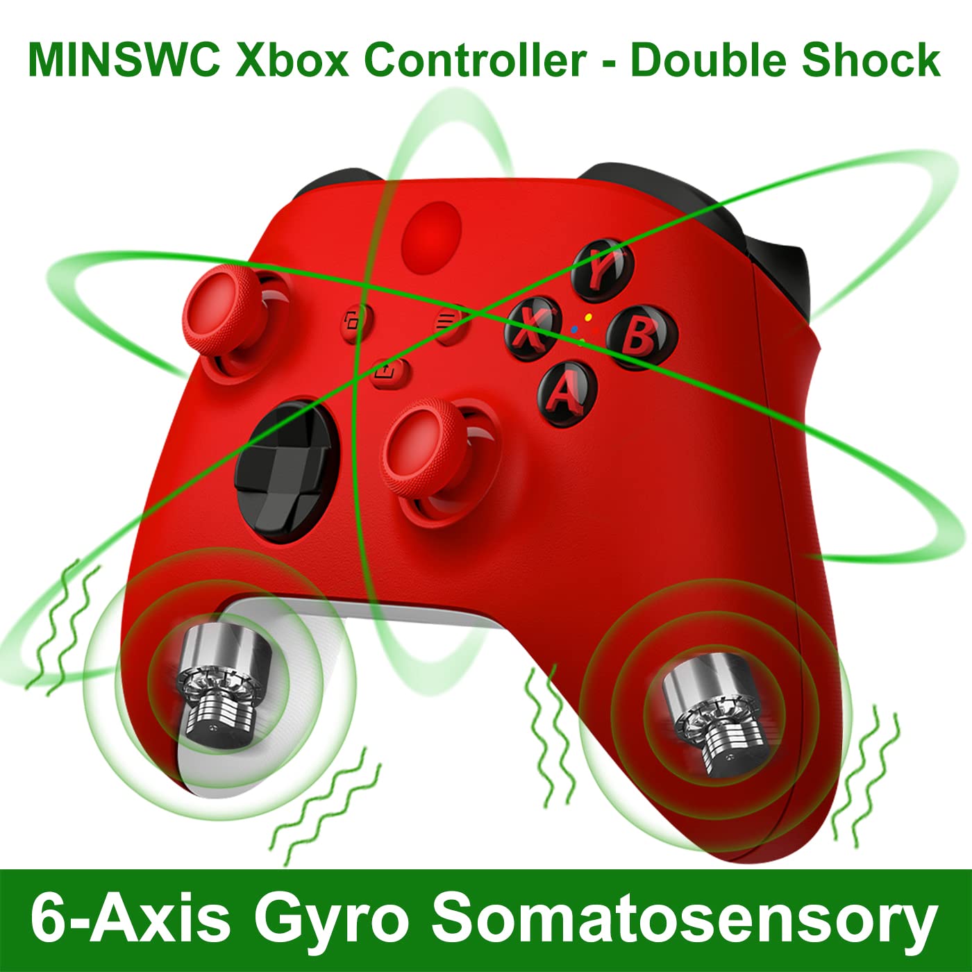 Controller for Xbox One, Replacement for Xbox Controller, Compatible with Xbox Series X|S and Windows 10/11, Support Custom Mapping, with 3.5mm HiFi Headset Jack/Dual Motors/ 6-Axis Gyroscope