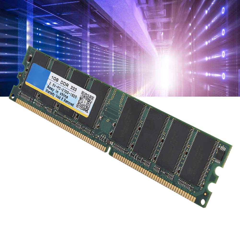 Bewinner PC-2700 Desktop Computer RAM 1G DDR Memory RAM for Motherboards 2.5V 184Pin Desktop Compatible Memory RAM