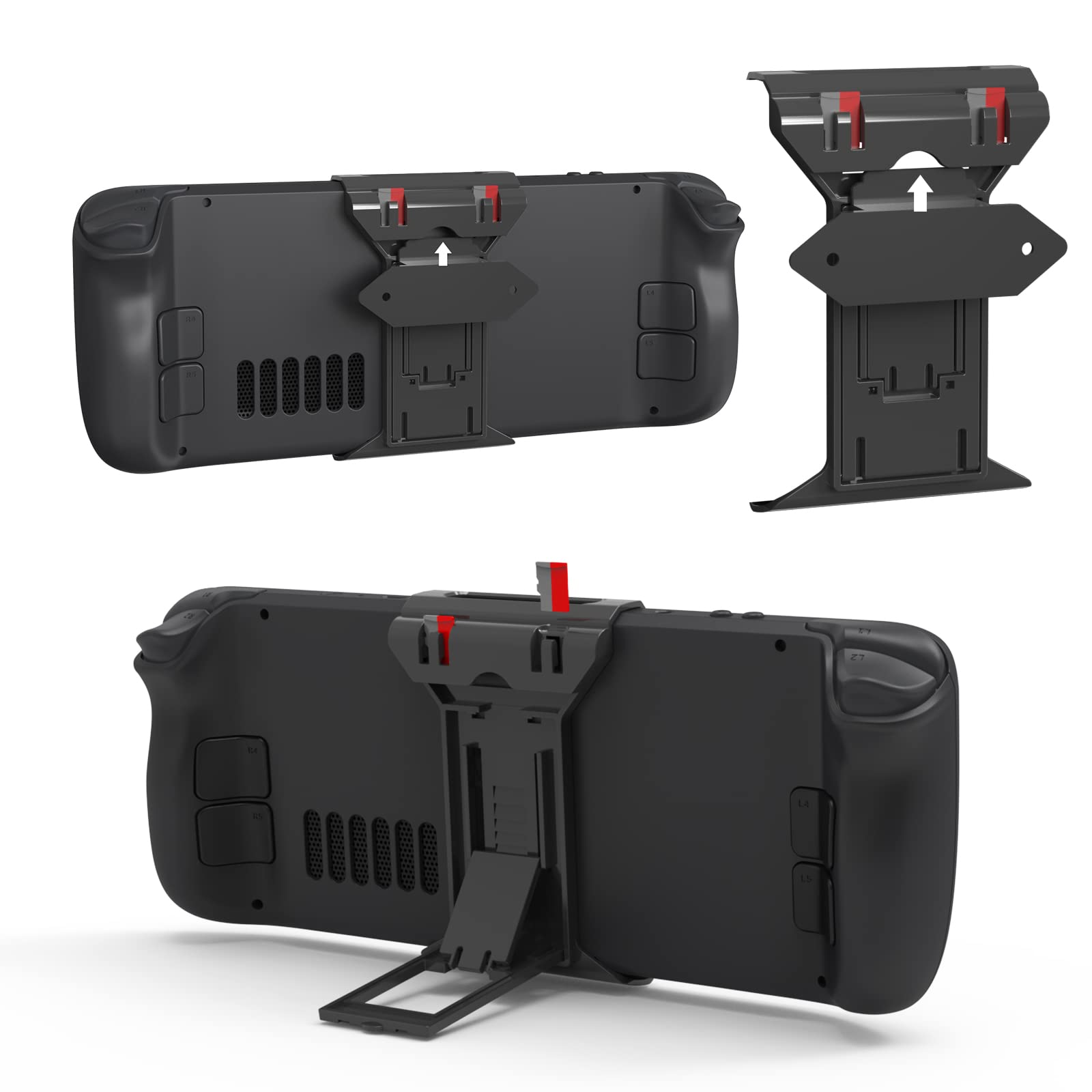 EJGAME Wall and Desktop 2-in-1 Adjustable Angles Bracket Compatible with Steam Deck