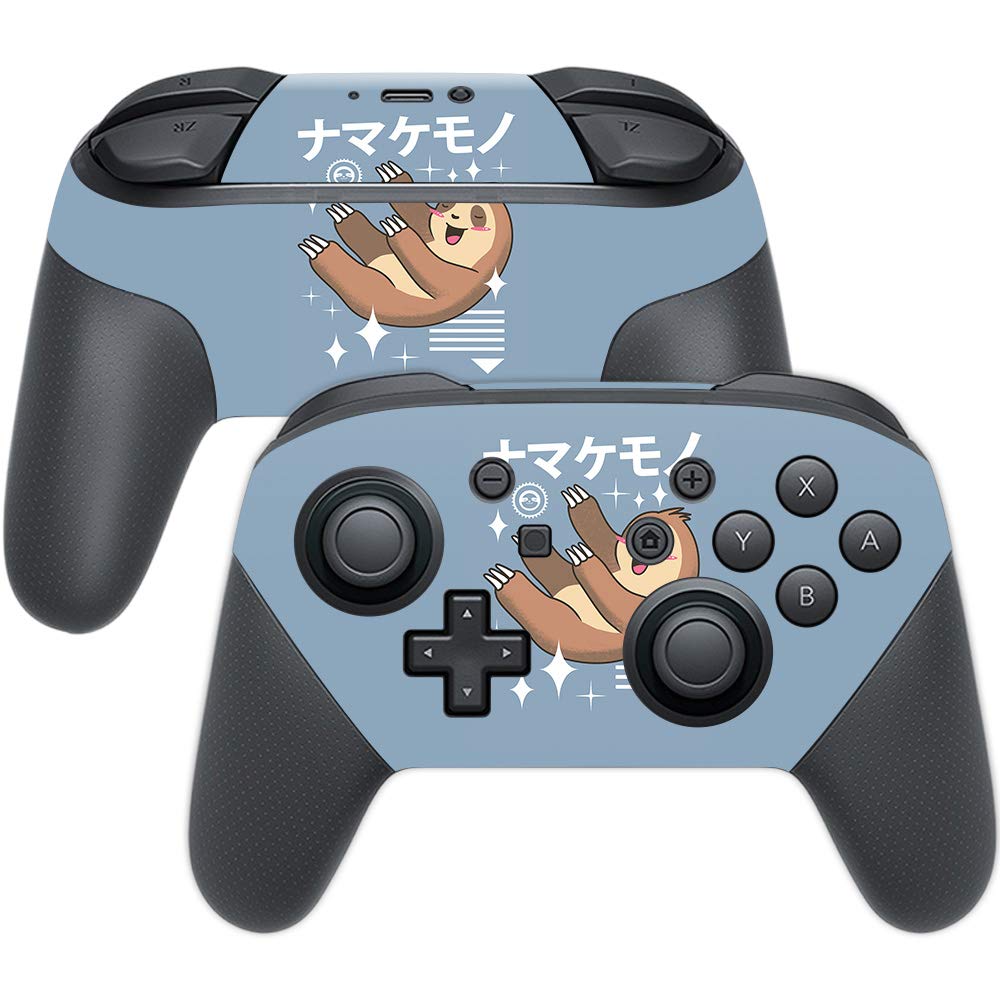 MightySkins Skin Compatible with Nintendo Switch Pro Controller - Sloth Kawaii | Protective, Durable, and Unique Vinyl Decal wrap Cover | Easy to Apply, Remove, and Change Styles | Made in The USA