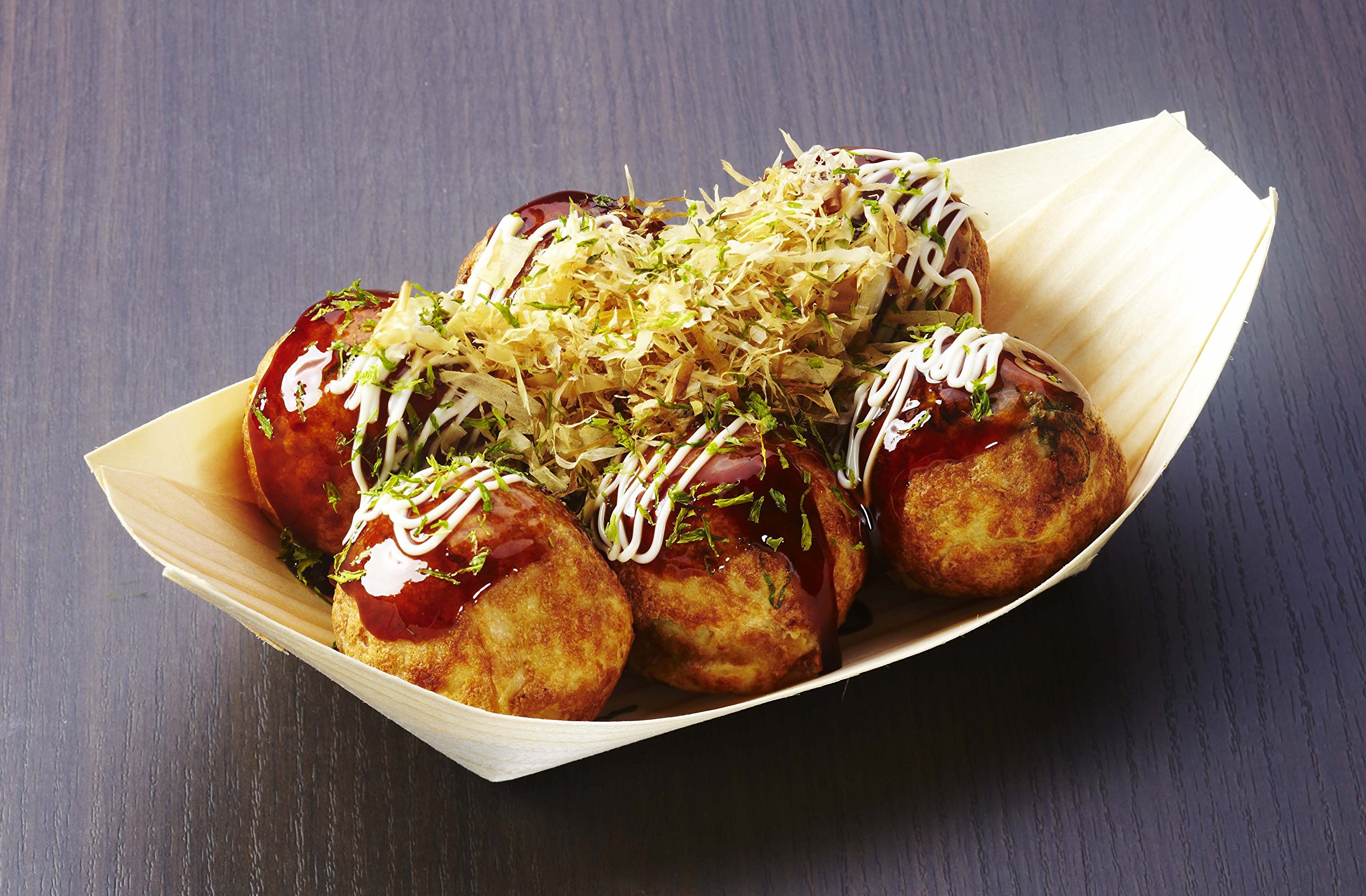 Happy Sales , Cast Iron Takoyaki Pan, 8" L x 7-3/8 D x 1-1/8 H, Black