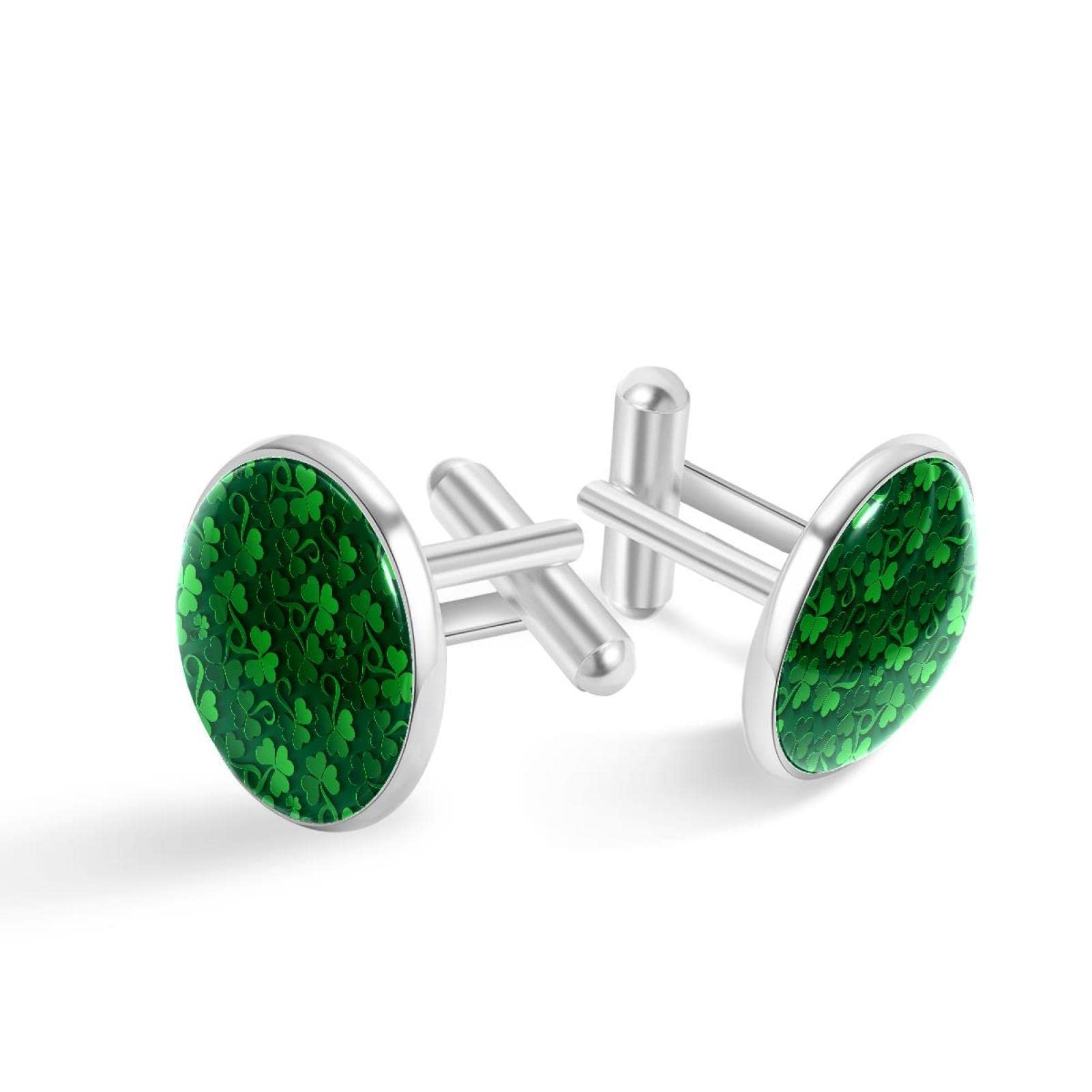 Cufflinks for Men,Shirt Cuff Links,happy st.patrick's day,Men's Cuff links,Stainless Steel Cufflinks Wedding
