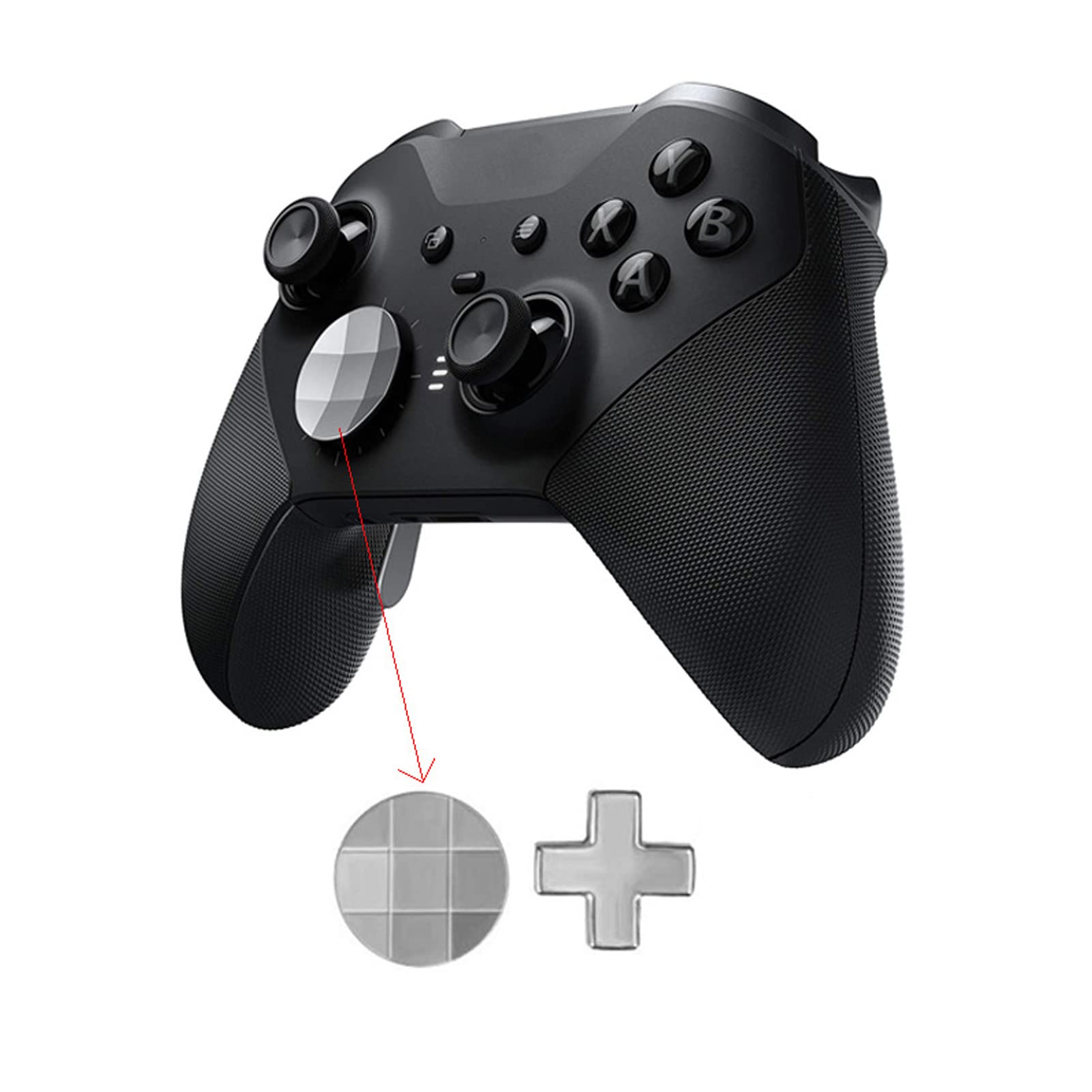 ControllerAccessoryParts, Multifunction GamingAccessoryReplacement Purple Stainless Steel 13in1 for Game Controller