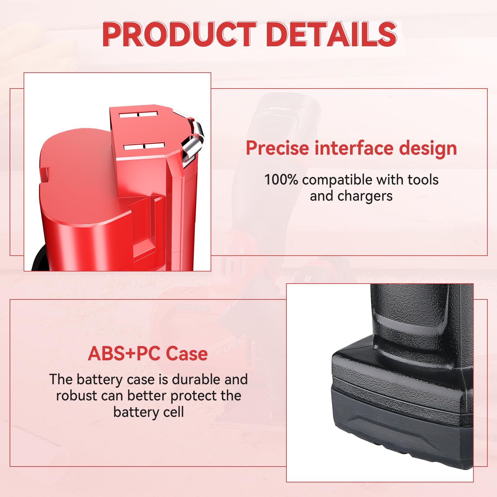 COOLSOUL 2 Pack 7.0Ah Battery Replacement for Milwaukee M 12 Battery 12V Lithium Ion, Compatible with Cordless Tool Batteries 48-11-2420 48-11-2401 48-11-2402 48-11-2440
