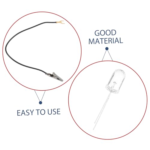 Gatuida 1 Set Battery Experiment Kit Experiment Tools Copper Anode Fruit Battery Experiment Supplies Fruit Battery Experiment Plates Electrode Material Copper Plate Electrode Strips Zinc