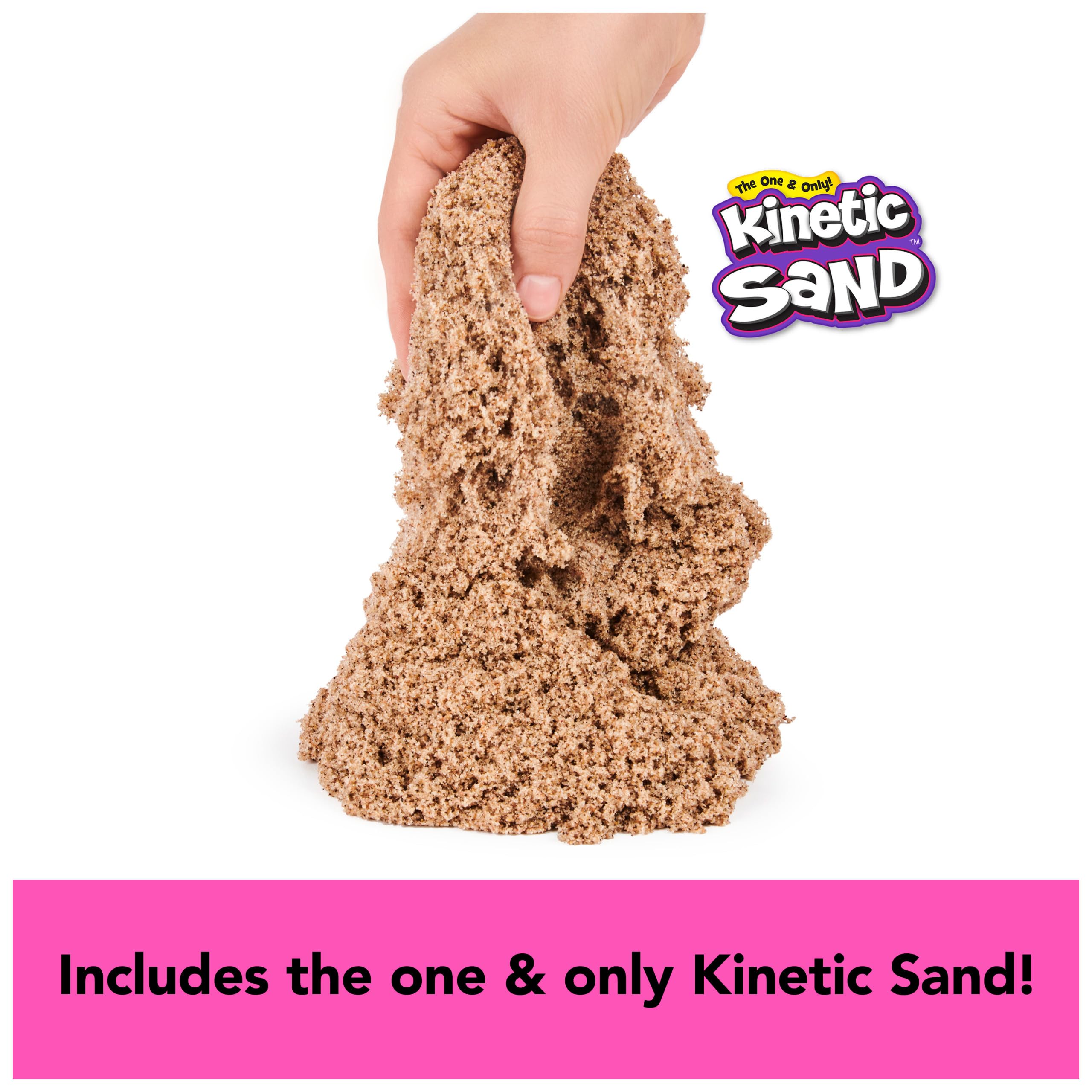Spin Master Games, Jurassic World Dominion, Stomp N’ Smash Board Game Sensory Dinosaur Toy with Kinetic Sand, Christmas Gifts for Kids, for Ages 5+