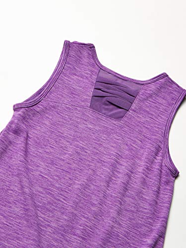 C9 Champion girls Performance Tank Yoga Shirt, Purple Shell Heather, Large US