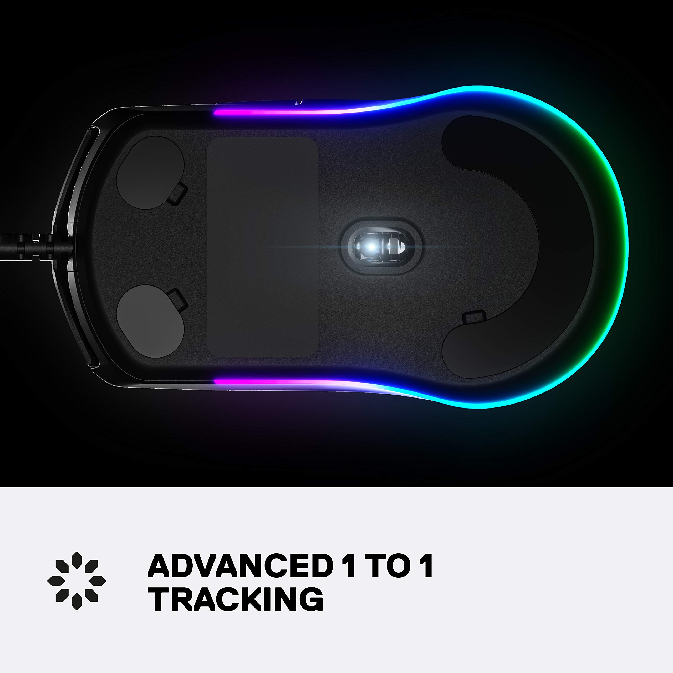 SteelSeries Apex 5 Hybrid Mechanical Gaming Keyboard – Per-Key RGB Illumination – Aircraft Grade Alu with Rival 3 Gaming Mouse