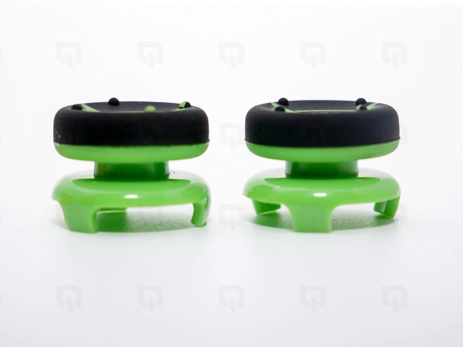 Silicone Analog Extenders Thumb Grip Stick Cap Cover Joystick Cap Thumbstick Cover Heighten Rocker Cap for Playstation 4 PS4 Xbox 360 PS3 (Green)