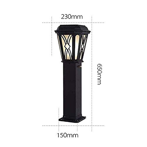 SPNEC Outdoor Waterproof Column Headlights, Home Villa Garden Lawn Lights Outdoor Courtyard Landscape Lights