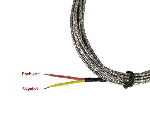 DTC EGT Sensors and Gauge (Red LED) for Exhaust Temperature Sensors with Weld Bund Combo Kit (Fahrenheit)