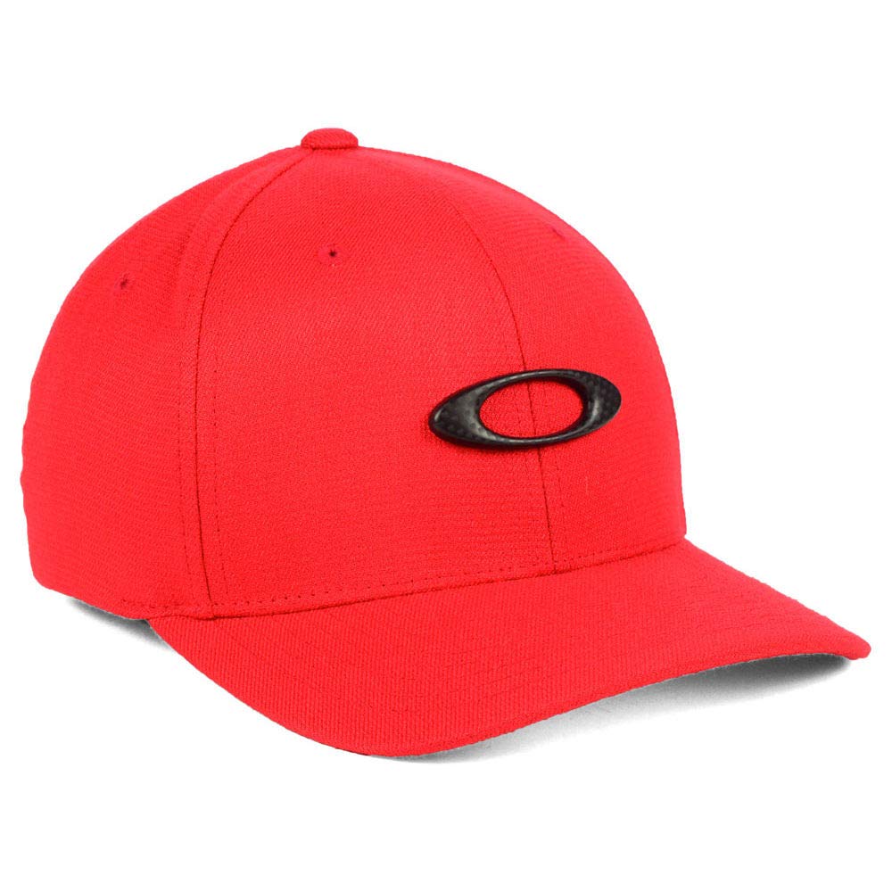 Oakley Tin Can Carbon Fiber Stretch-Fitted Cap Black