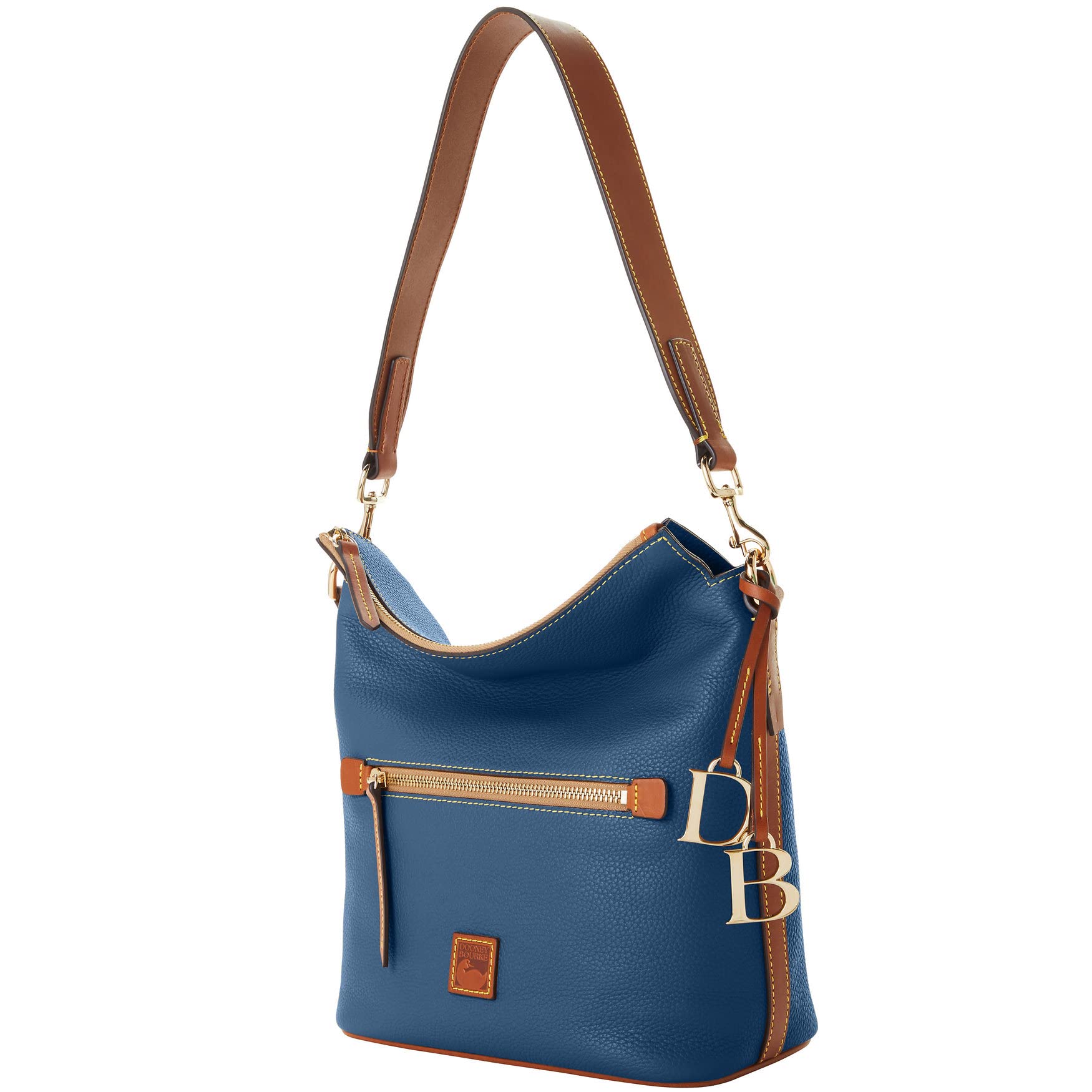 Dooney & Bourke Handbag, Pebble Grain Sac Shoulder Bag - Jeans