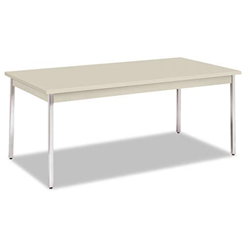 The HON COMPANY Utility Table, 72 by 36 by 29-Inch, Light Gray