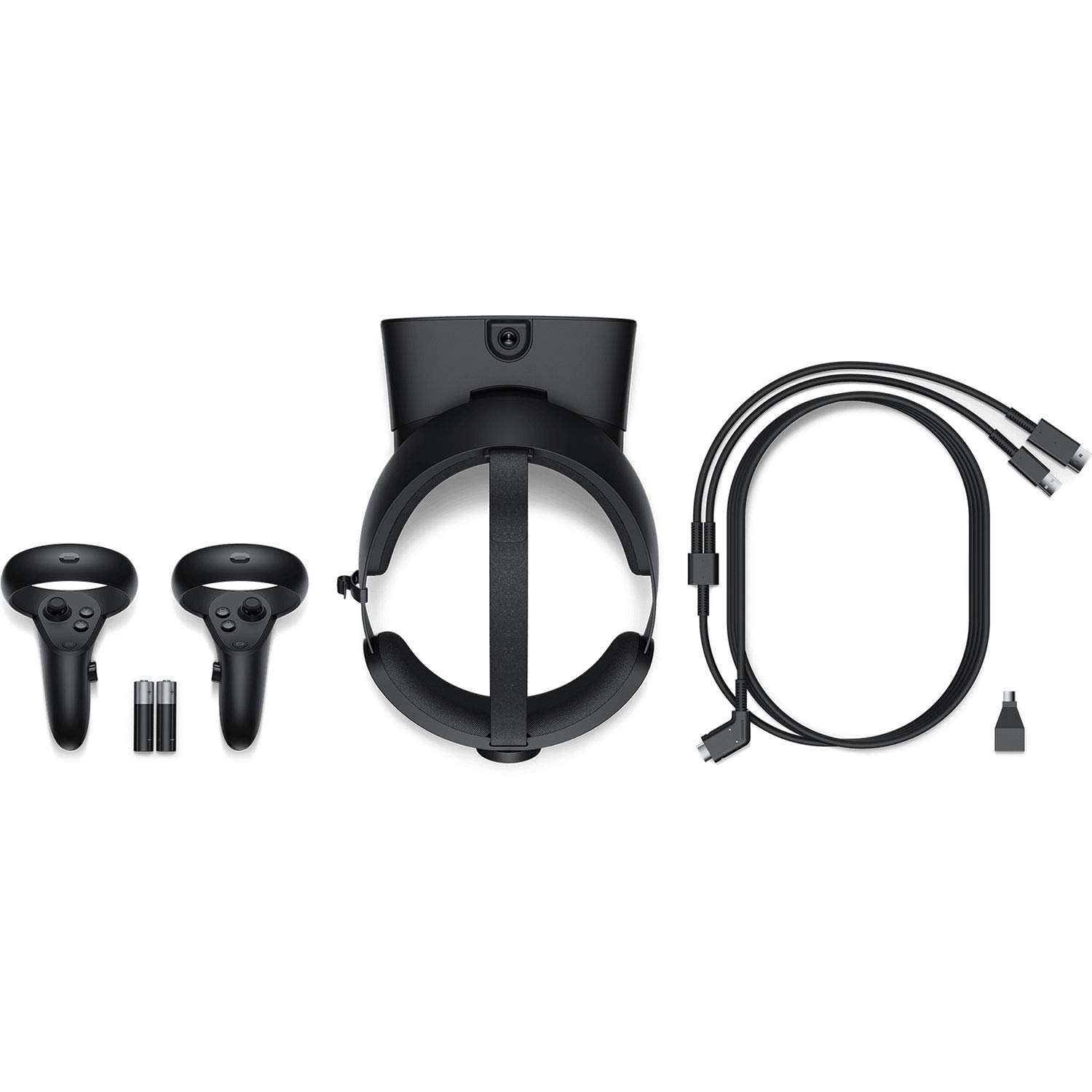 Oculus - Rift S PC-Powered VR Gaming Headset - Black - Touch Controller, 3D Positional Audio, Built-in Room-Scale Insight Tracking, Fit Wheel Adjustable Halo Headband - BROAGE 3FT USB Extension Cable