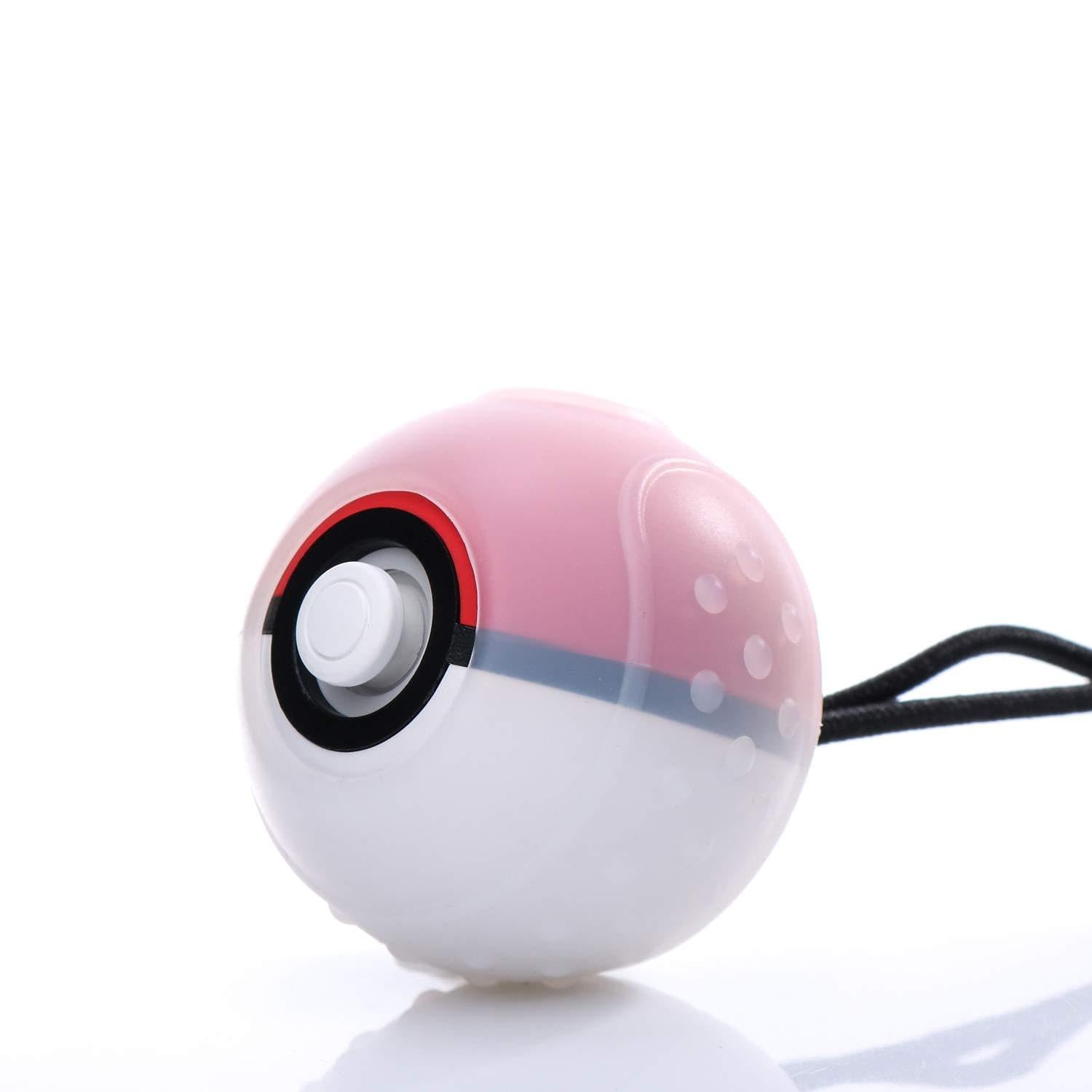 Silicone Grip Case for Poke Ball Plus Controller, Accessories Rubber Skin Protective Cover Case Compatible with Nintendo Switch Pokemon Lets Go Pikachu Lets Go Eevee Poke Ball Plus - Clear