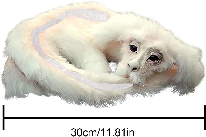 Falcore Luck Dragon Plush, Falkor from The Neverending Story Handmade Plush Toy, Plushies Large, Luck Dragon Neverending Story First for Daughter (E)