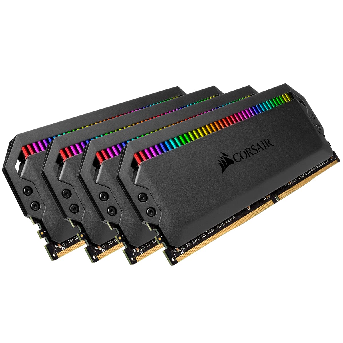 Corsair Dominator Platinum RGB 64GB (4x16GB) DDR4 3466 (PC4-27700) C16 1.35V Desktop Memory - Black