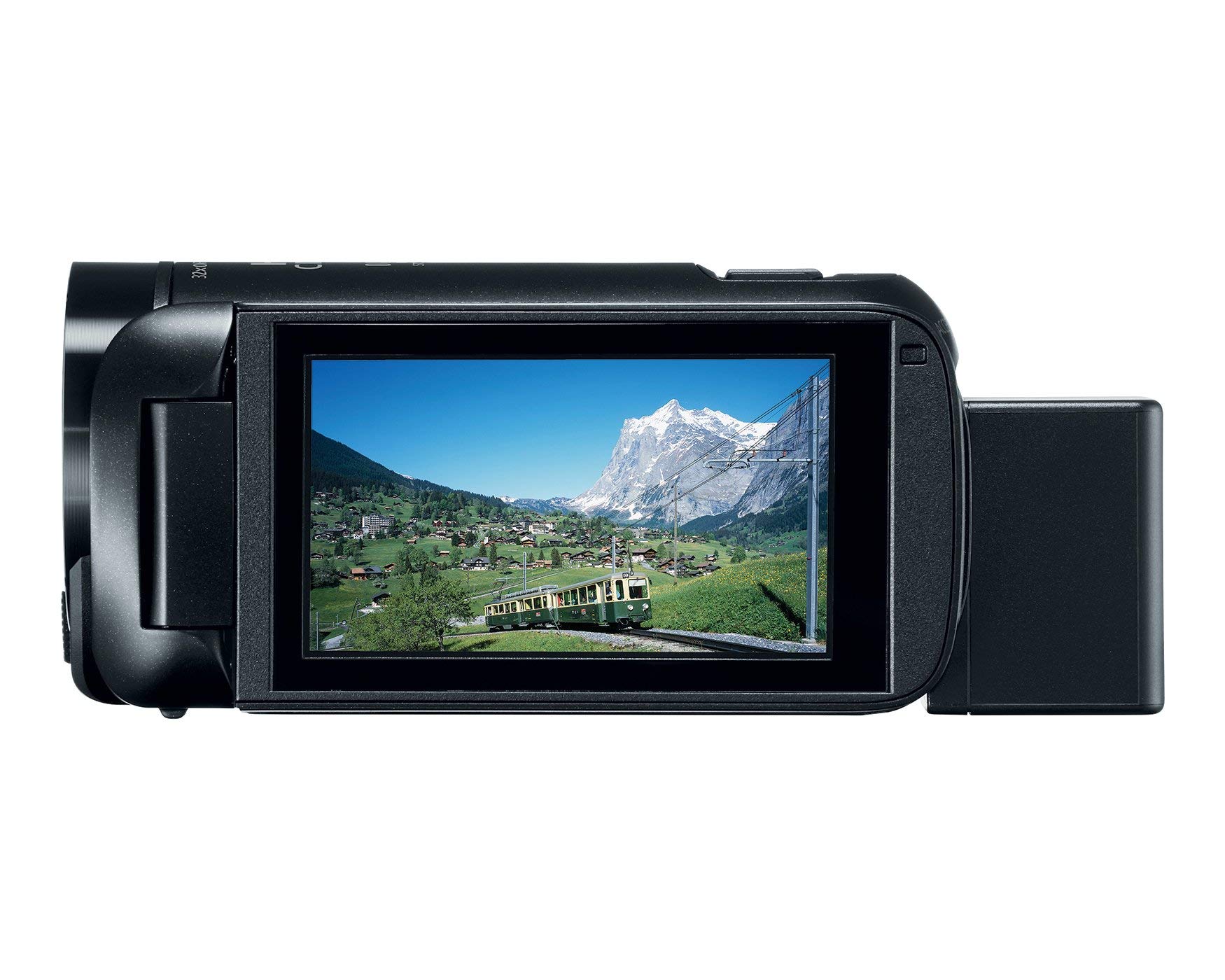 Canon VIXIA HF R80 Portable Video Camera Camcorder with Built-in Wi-fi, Full HD CMOS Sensor, 3.0-inch Touch Panel LCD, Digic DV 4, and 57x Advanced Zoom, Black, Approx. 8.5 oz Body Only