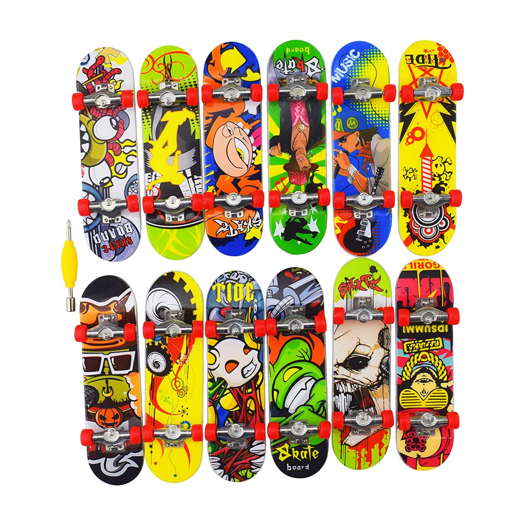 sea jump 12PCS Finger Scooter, Intellectual Toys, Creative Fingertip Alloy Finger Sports Toys, Novelty Toys and Gifts