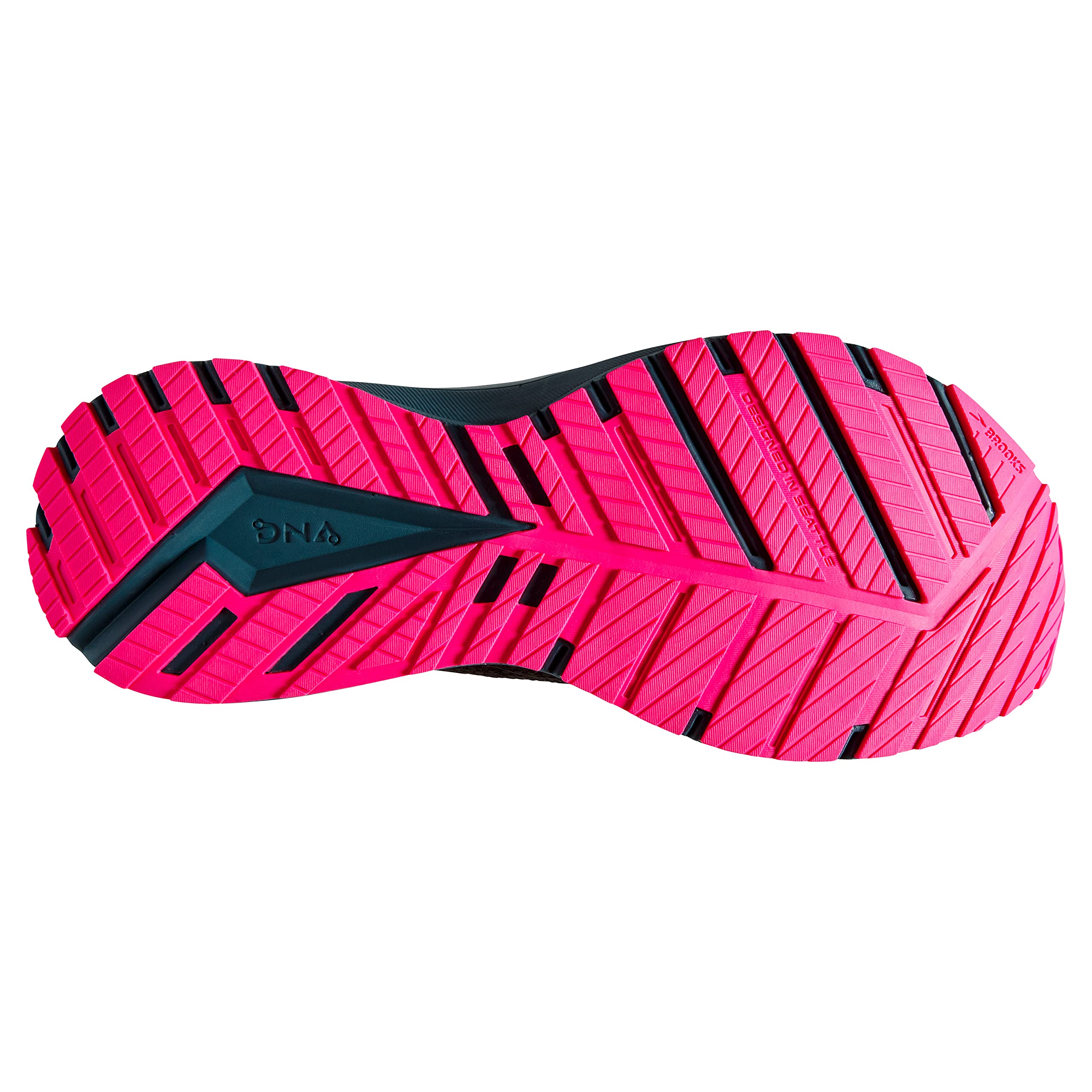 Brooks Women's Revel 5 Neutral Running Shoe - Black/Blue/Pink - 7