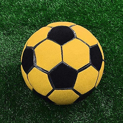 Dartboard Inflatable Soccer Ball Kick Darts with Magic Tape (Black-Yellow)