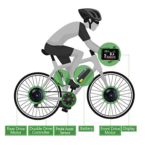 DAKR Motor Controller, 17A 36V/48V No Vibration Professional E Bike Conversion Accessories for Electric Bike Speed Control