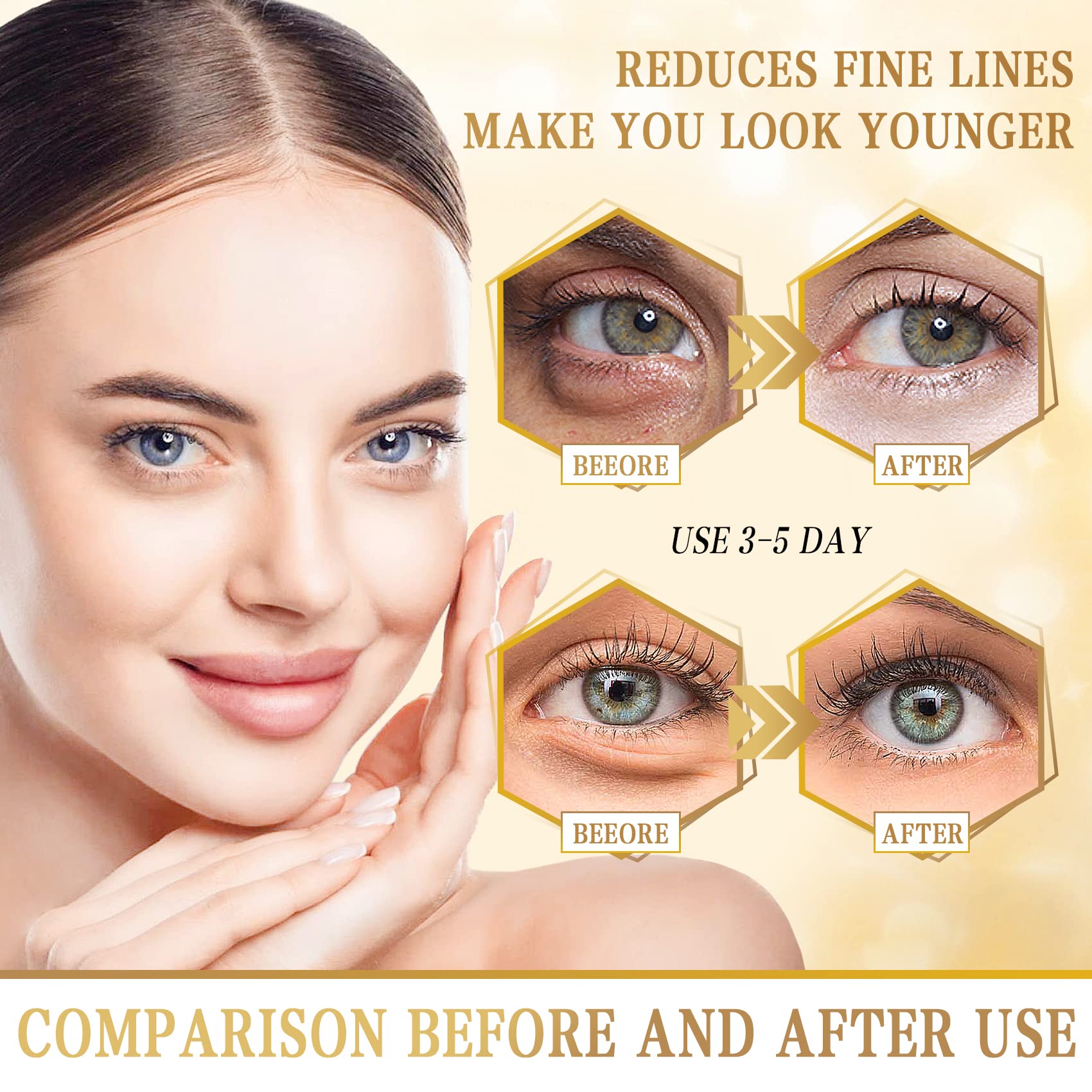 Danvisit 60 Pcs Under Eye Patches old 30 Pairs