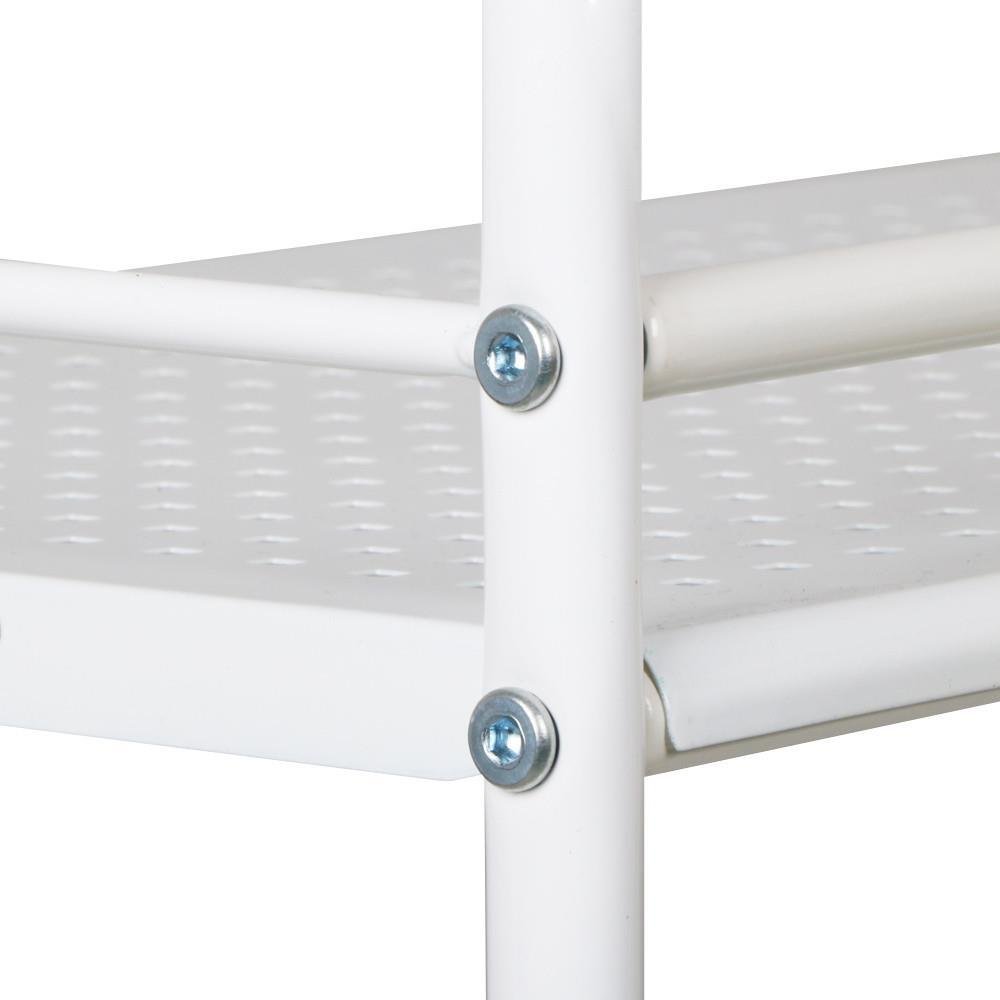 World Pride Rolling Salon Trolley Cart, 3 Tier, White