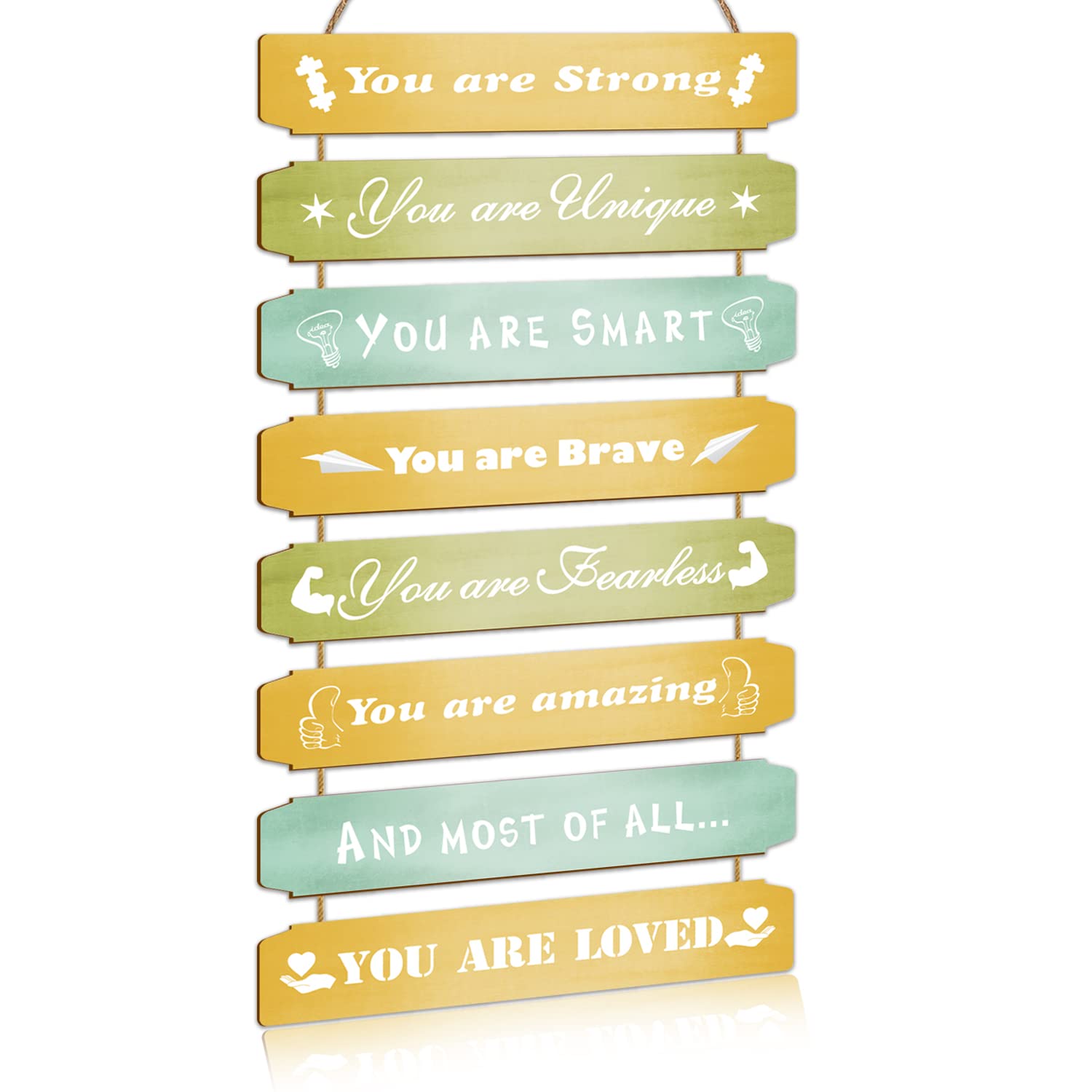 Cute Room Decor for Teen Girls,Room Decor Aesthetic for Kids Nursery Toddler Baby Little Girl Princess,Kawaii Rainbow Inspirational Wall Art for Bedroom Locker Dorm Beach Room Sign Decorations