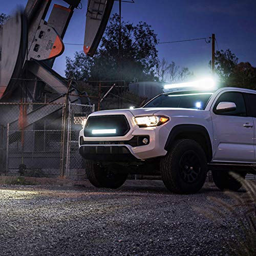 Nilight LED Light Bar 2Pcs 12 Inch 300W Triple Row Flood Spot Combo 30000LM Driving Led Off Road Lights with Off Road Wiring Harness Kit -2 Leads for Trucks ATV UTV SUV, 2 Years Warranty