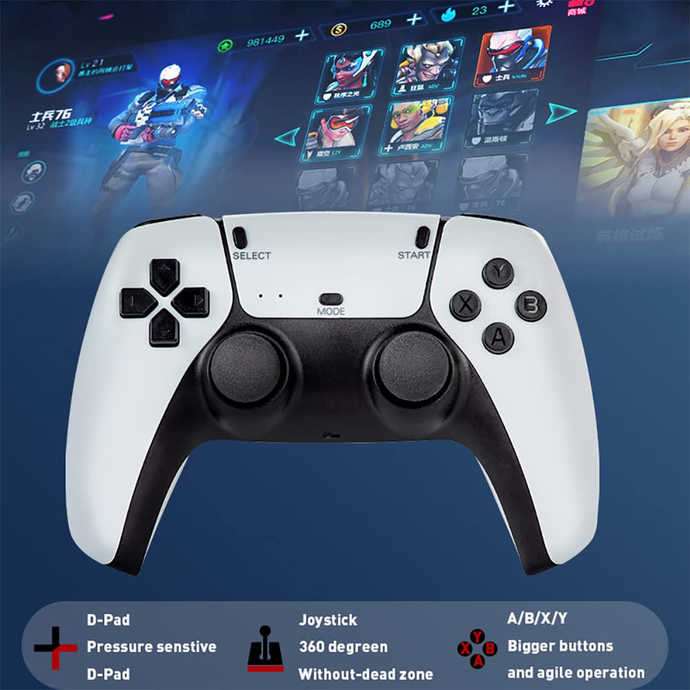 Data Frog U9 TV Game Stick With Two 2.4G Wireless Controller 64GB 10000 PS PSP Retro Video Games Console Gaming Player GameBox