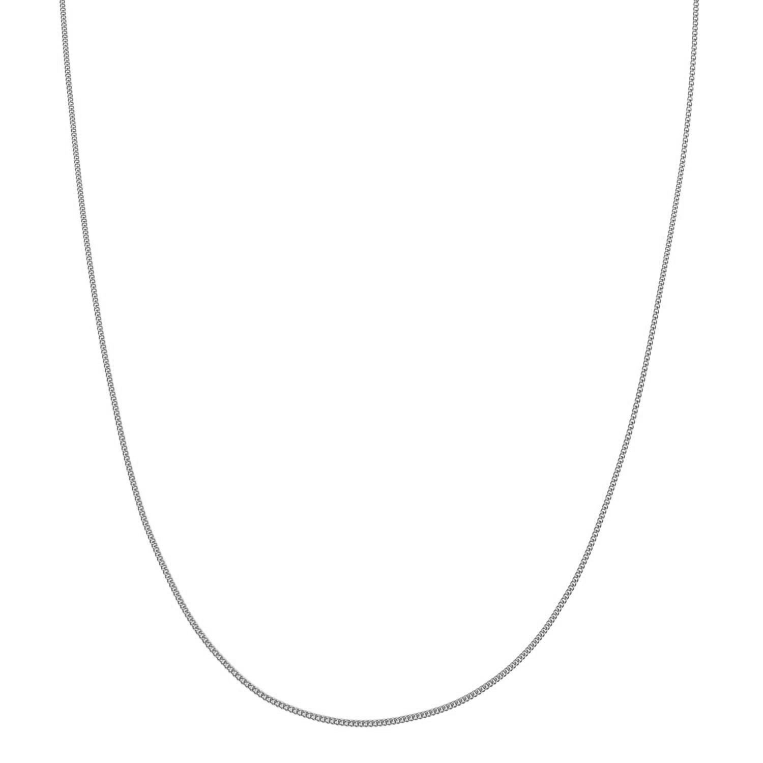 Bling For Your Buck Sterling Silver Super Thin 0.8mm Italian Curb Chain Necklace - 20"